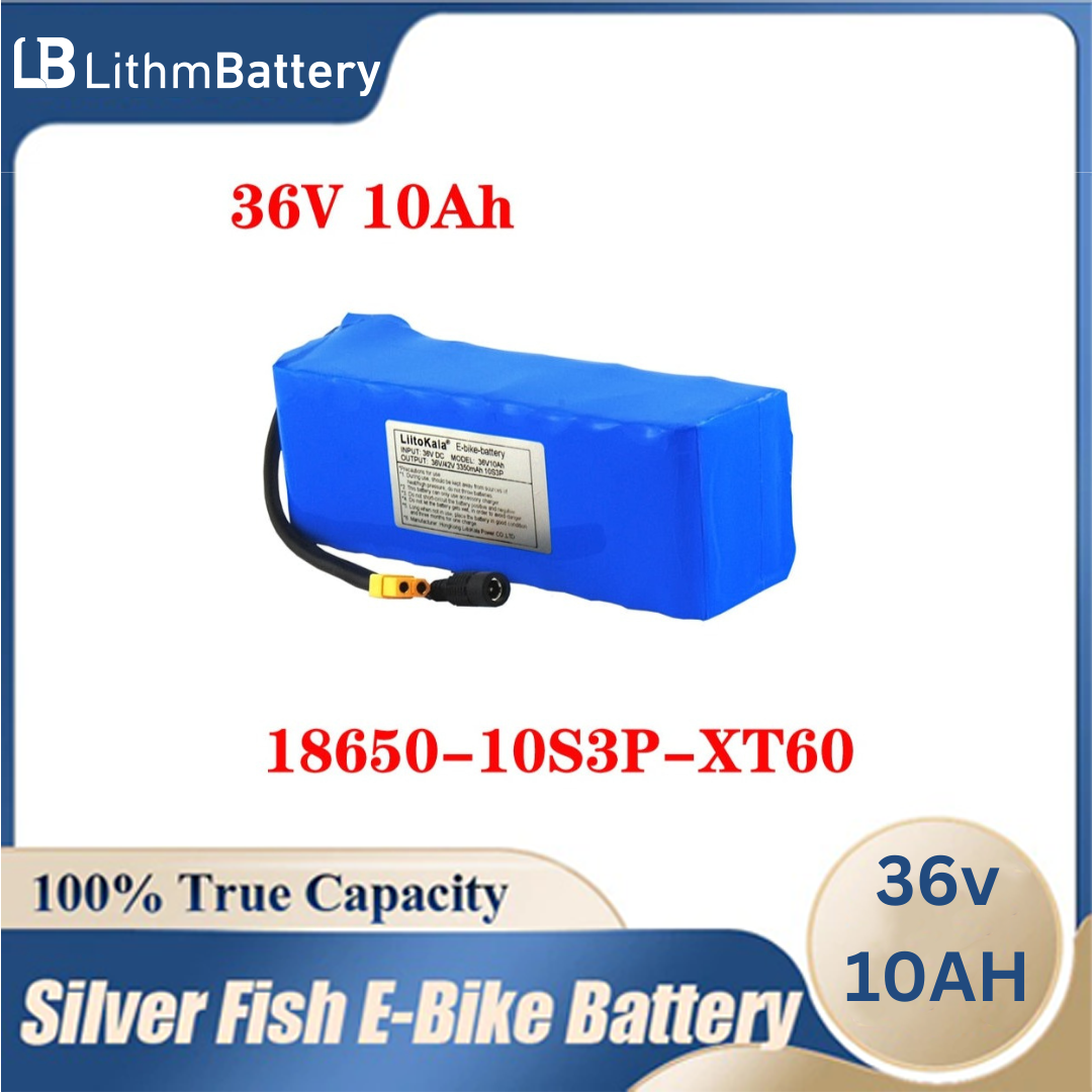 36V 10AH E_Bike Battery 20A BMS 36 Volt XT60 plug – lithmbattery